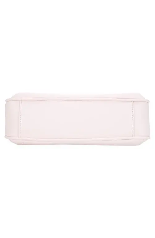 MALI + LILI Marissa Bow Vegan Leather Shoulder Bag - Ivory