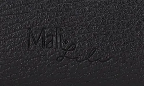 MALI + LILI Phoebe Vegan Leather Shoulder Bag With Braided Strap - Black