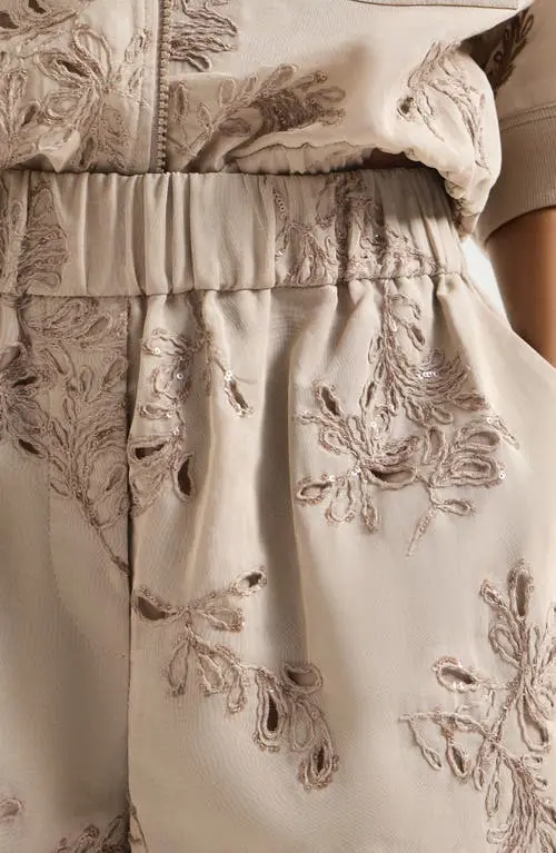 Brunello Cucinelli Broderie Anglaise Shorts