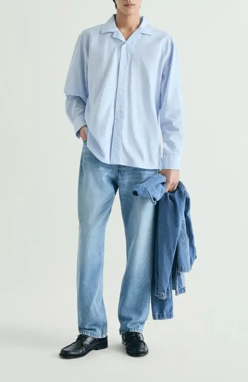 SCALPERS Striped Oxford Shirt