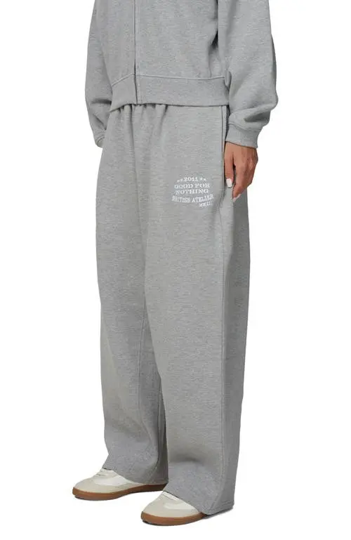 GOOD FOR NOTHING Wide Leg Icarus Joggers - Grey