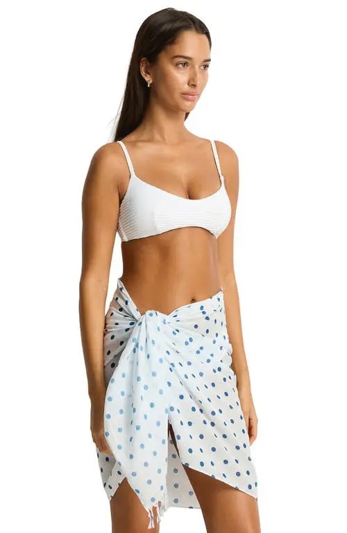SEA LEVEL Dottie Cotton Cover-up Sarong