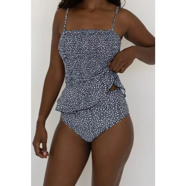 Geode Swimwear Stella High-waisted Bottoms - Black
