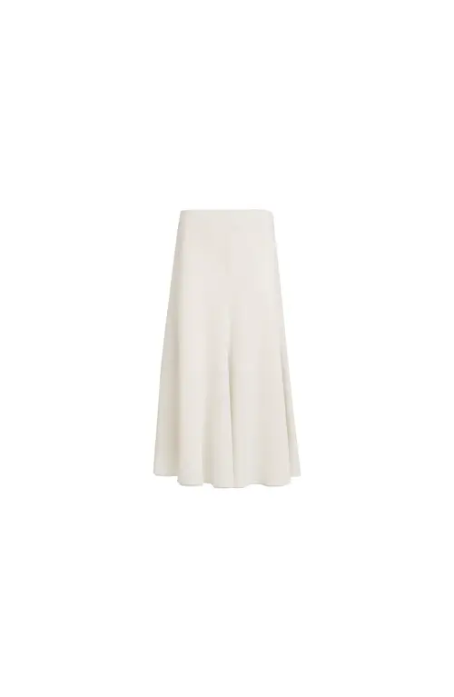 Brunello Cucinelli Cotton Organza Skirt - Milk