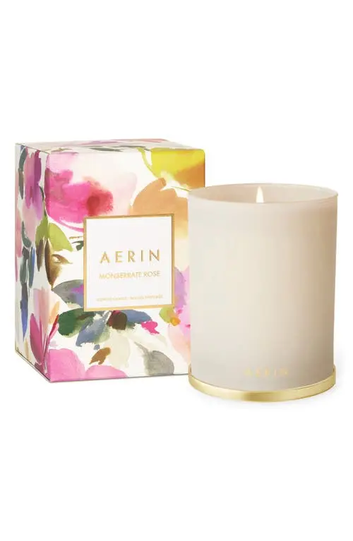 Aerin Monserrate Rose Scented Candle - Cream