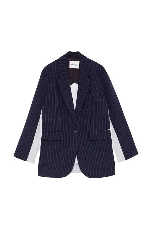 OTTOD'AME Jacket Made With A Two-fabric