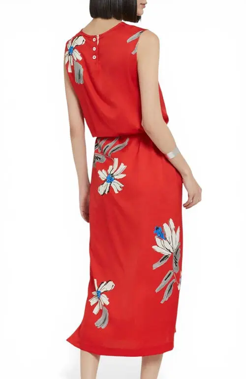 OTTOD'AME Viscose Midi Dress