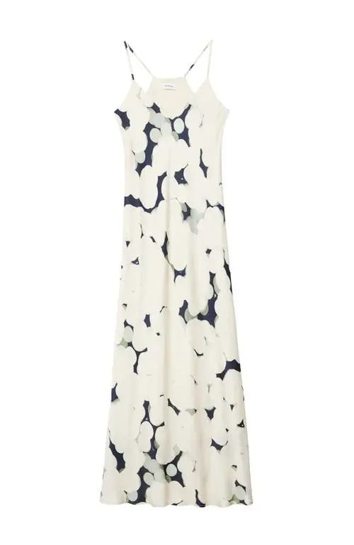 OTTOD'AME Printed Viscose Long Dress