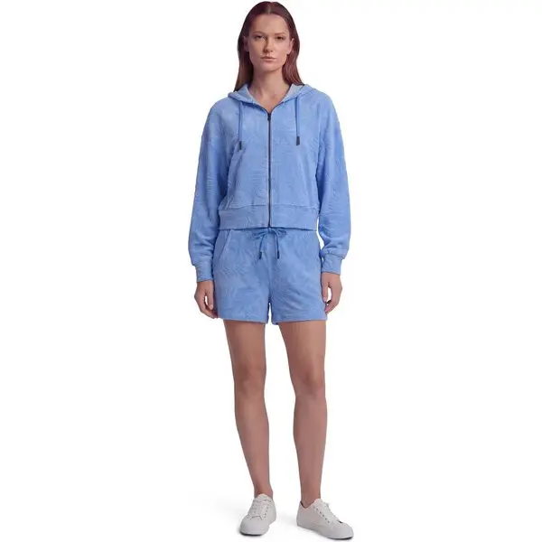 LORDS OF HARLECH Drawstring Terry Toweling Short - Blue