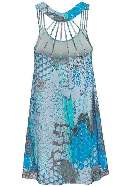 LASCANA Strappy Detail Print Dress