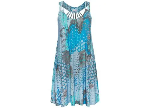 LASCANA Strappy Detail Printed Dress