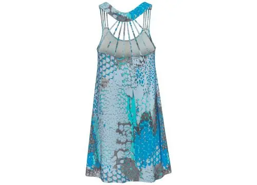 LASCANA Strappy Detail Printed Dress