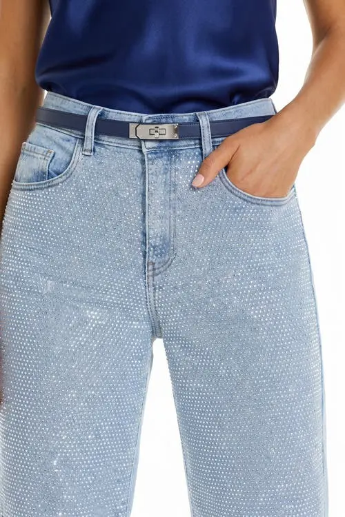 THE NOLI SHOP Ren Cropped Cuff Jeans