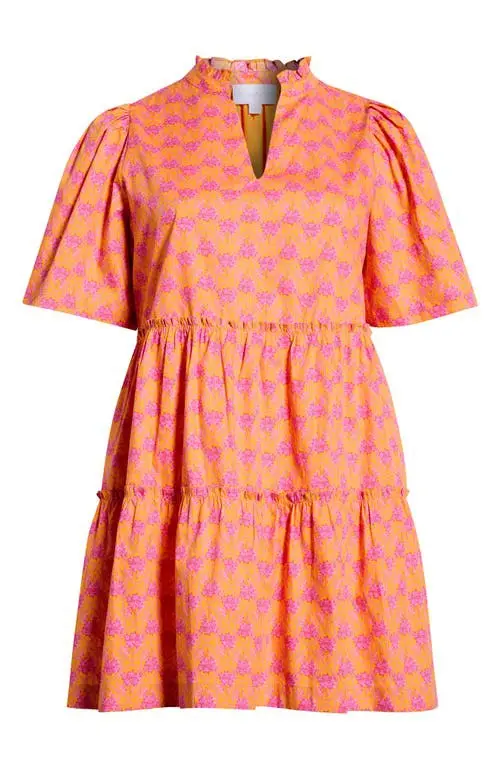 SUGARLIPS Floral Tiered Cotton Dress