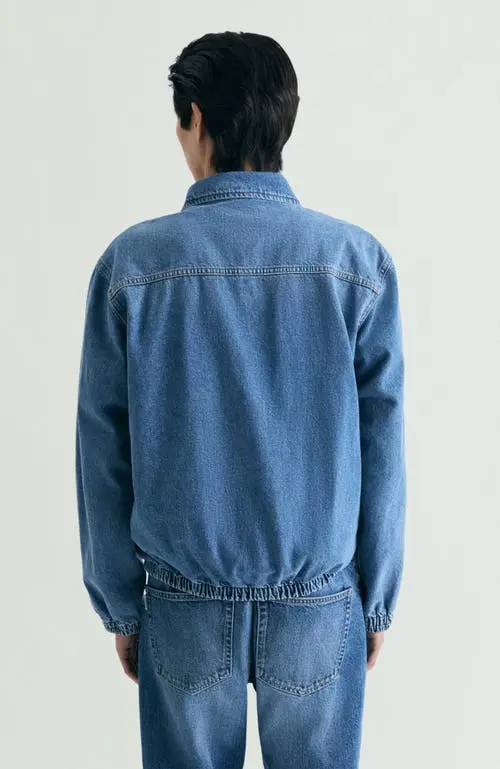 SCALPERS Bomber Jacket With Zipper Closure And Collared Neck