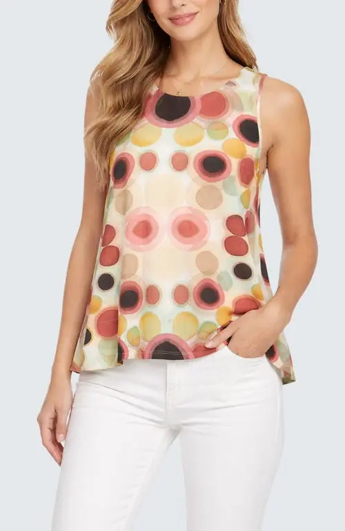 LUUKAA Elan Printed Thin Cotton Top