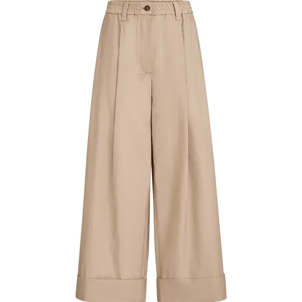 Brunello Cucinelli Boxy Pleated Trousers - Espresso