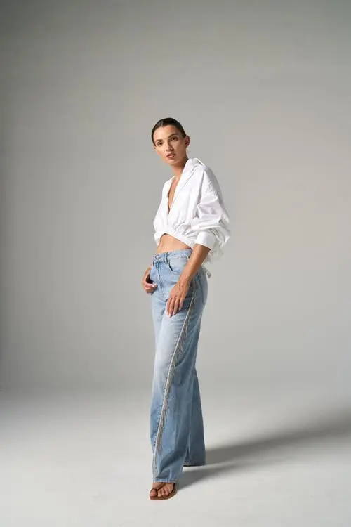 JBQ Palmer Wide-leg Jeans