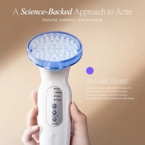 PROJECT E BEAUTY Blue Led+ Acne Light Therapy Wand