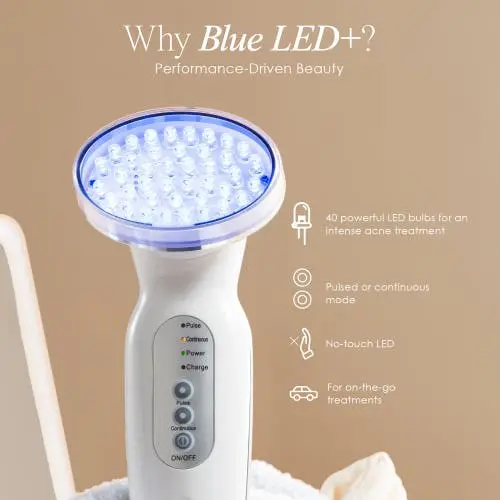 PROJECT E BEAUTY Blue Led+ Acne Light Therapy Wand