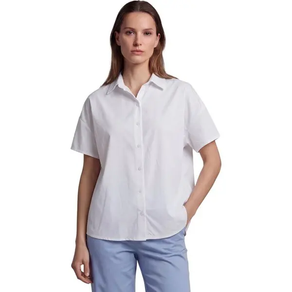 LORDS OF HARLECH Suzy Short Sleeve Shirt - White