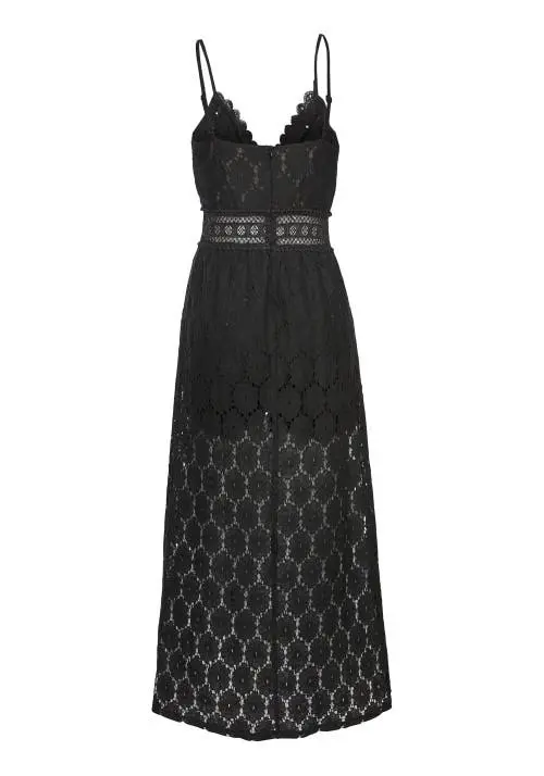 LASCANA Lace Maxi Overlay Romper
