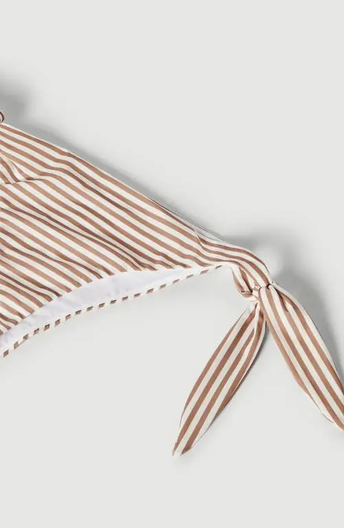 Brunello Cucinelli Striped Techno Jersey Bikini Bottoms
