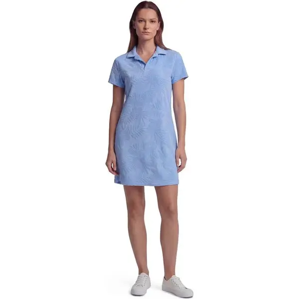 LORDS OF HARLECH Terry Toweling Dress - Blue
