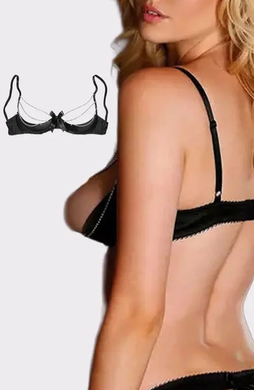 LASCANA Sexy Chain Bow Shelf Bra