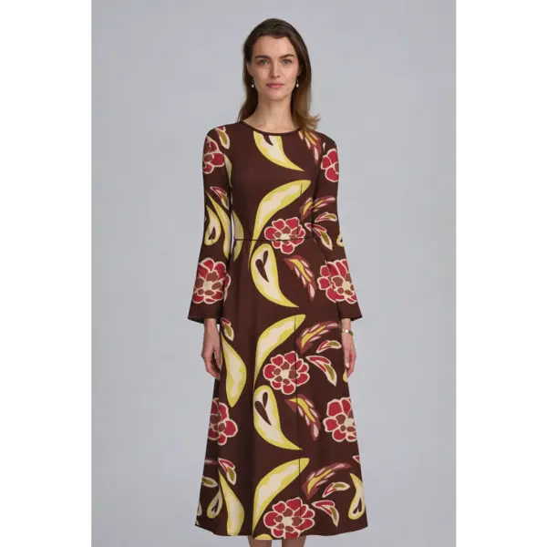 ELLE COLLECTION Printed Dress - Multi