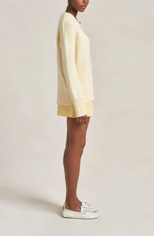 LA LIGNE Solid Marin Sweater - Butter