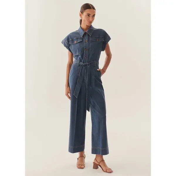 EXQUISE Josephine Jumpsuit - Indigo
