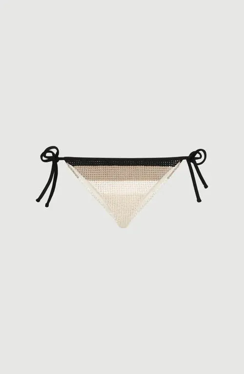 Brunello Cucinelli Cotton Net Knit Bikini Bottoms - Panama