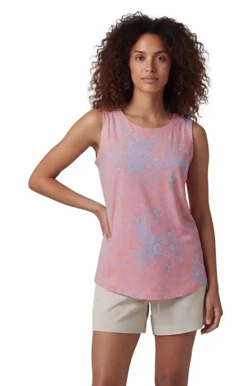 LORDS OF HARLECH Paisley Explosion Muscle Tank - Paisley Explosion Coral