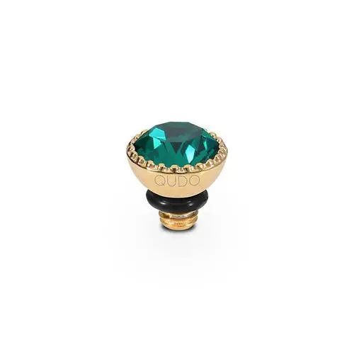 QUDO Ghiare Top With Spherical Detailing - Emerald