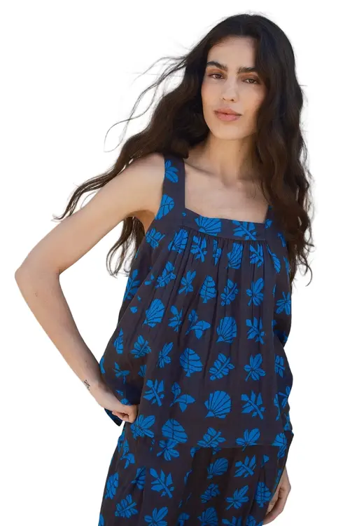 Ace & Jig Quincy Square Neck Tank - Java