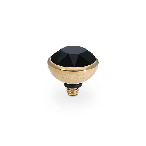 QUDO Bottone Top With Accent - Jet