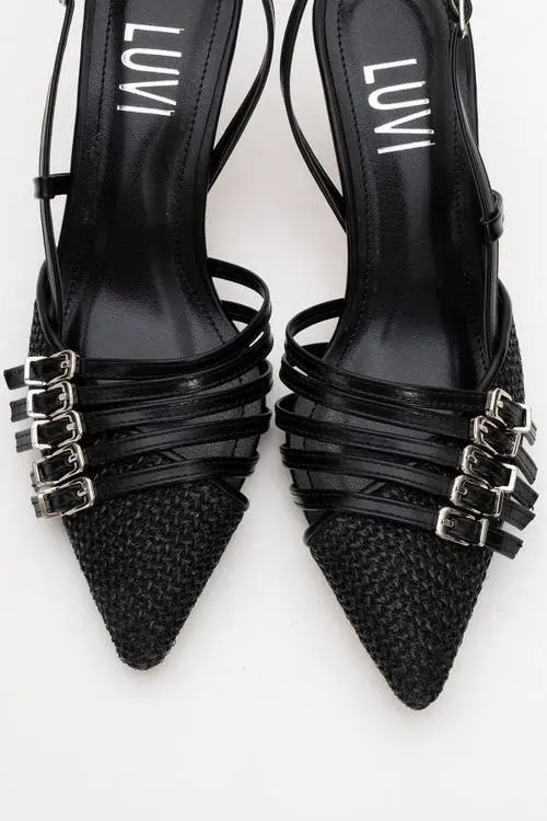 PROLOGUE SHOES Zenith Slingback Pointed Toe Pump