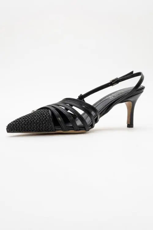 PROLOGUE SHOES Zenith Slingback Pointed Toe Pump