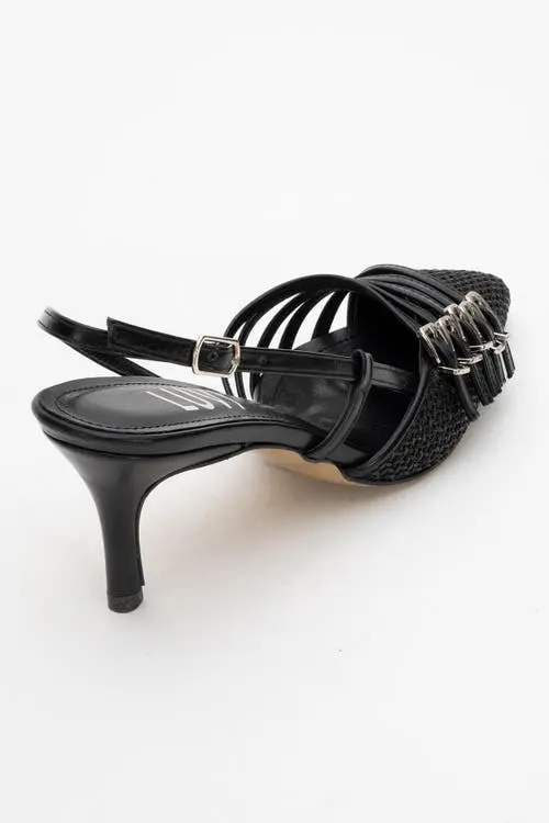 PROLOGUE SHOES Zenith Slingback Pointed Toe Pump