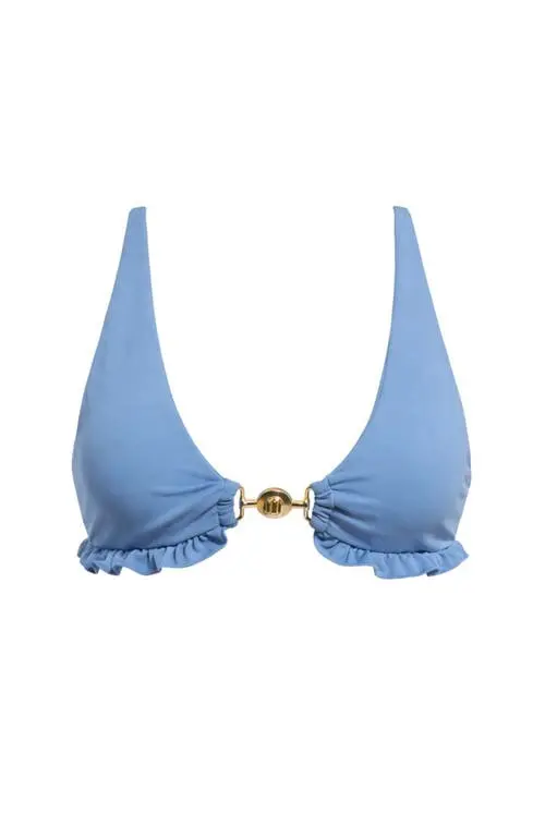 IVY SWIMWEAR Riva Bikini Top - Blue