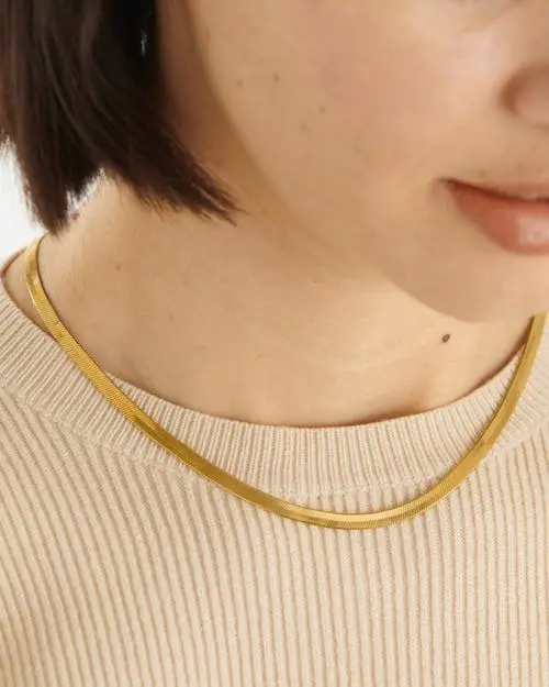 KATIE LOXTON Ciana Waterproof Snake Chain Necklace