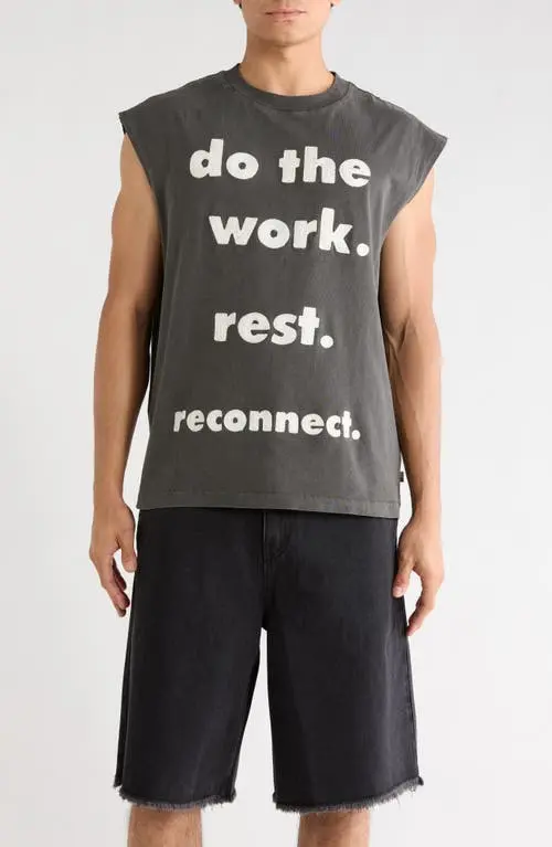 HONOR THE GIFT Do The Work Cotton Tank - Black