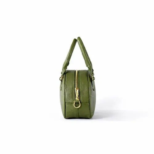 ROSZUAR Ameline Sculptural Handbag With Textured Exterior And Gold Tone Hardware