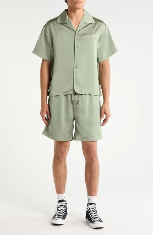HONOR THE GIFT Satin Drawcord Shorts