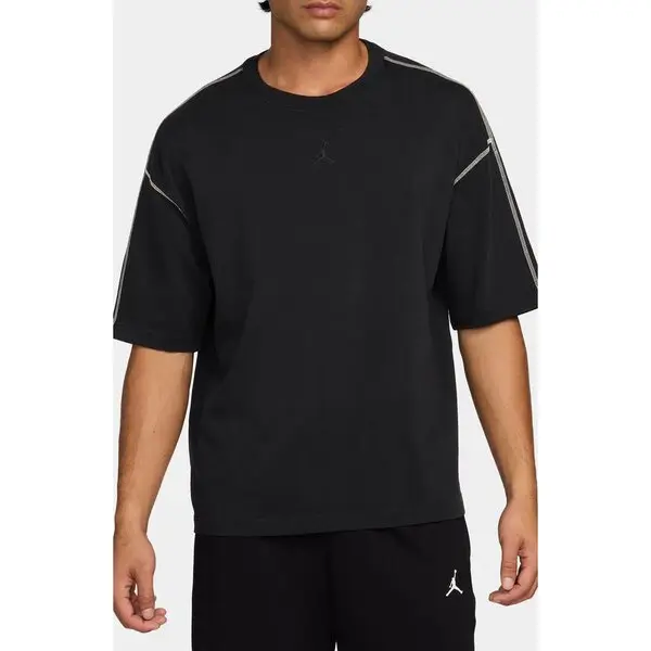 JORDAN Flight Heavyweight T-shirt - Black/sail