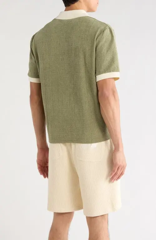 HONOR THE GIFT Pique Johnny Collar Polo