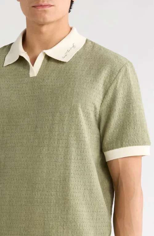 HONOR THE GIFT Pique Johnny Collar Polo