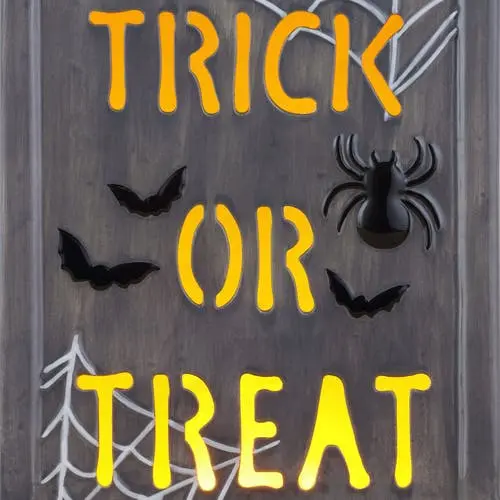 MR. HALLOWEEN 10 In. Ceramic Led Tombstone -trick Or Treat