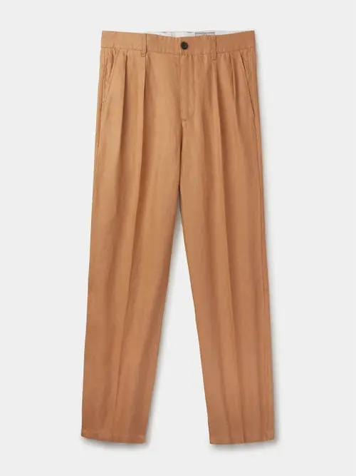 Aubin Belvedere Relaxed Linen Trousers